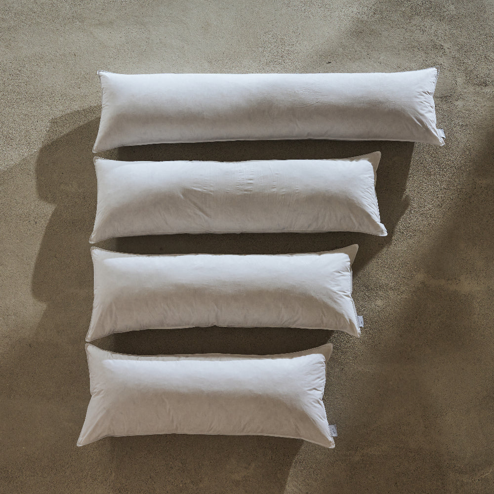 Hungarian Goose Feather & Down Bolster – Linen Cupboard