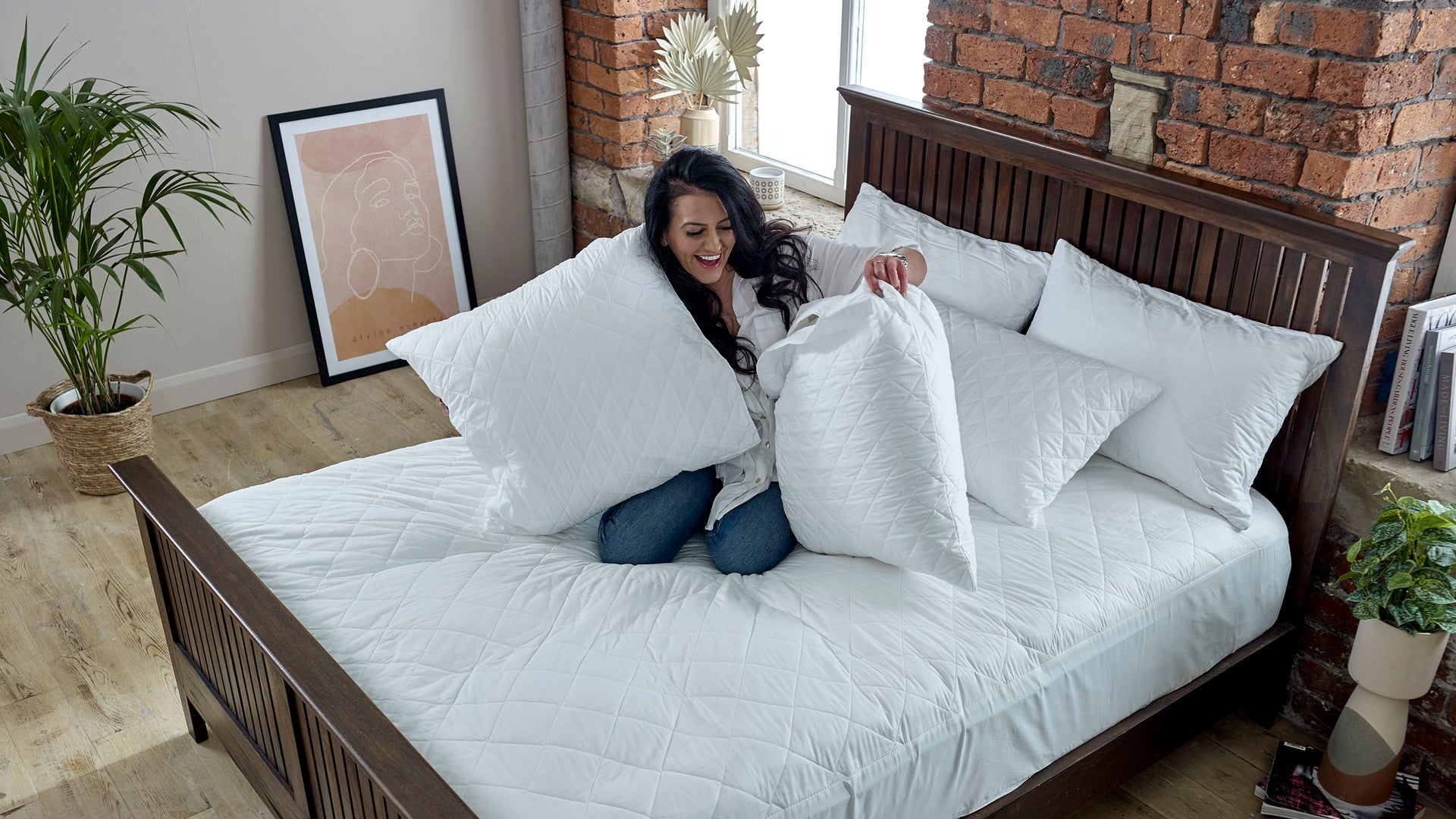 Cotton Mattress Protectors | Quilted Mattress Protectors – Linen Cupboard
