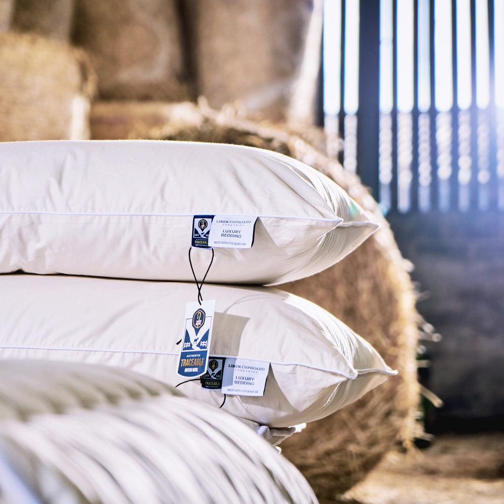 Wool Pillows | British Wool Pillow – Linen Cupboard